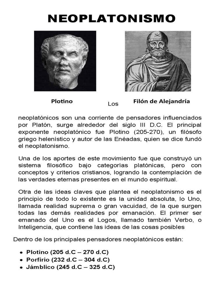 Neoplatonismo | PDF