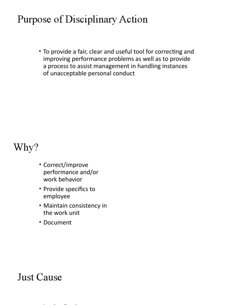 Understanding IR in Workplace Discipline | PDF | Employment | Human ...