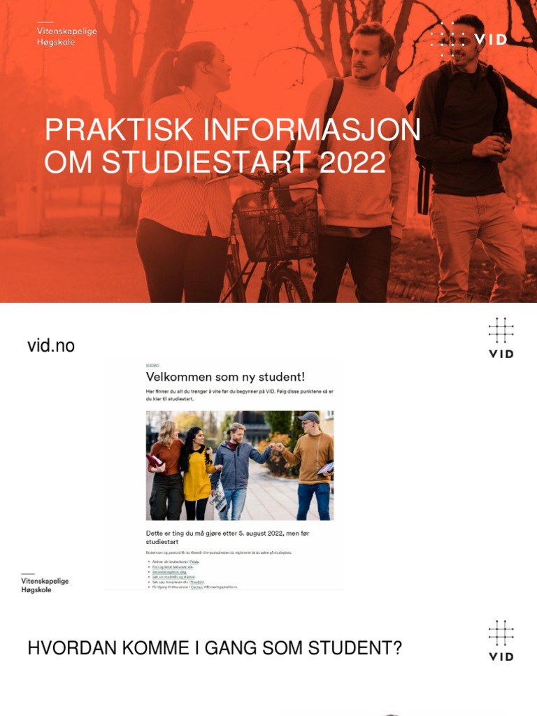 MIKA - INFOSAMLING STUDIESTART 2022 Høst | PDF