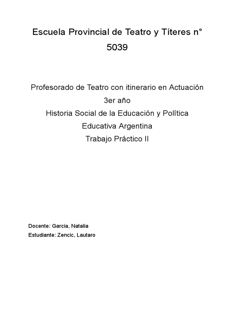 Analisis Ley 1420 | PDF | Enseñando | Educación primaria