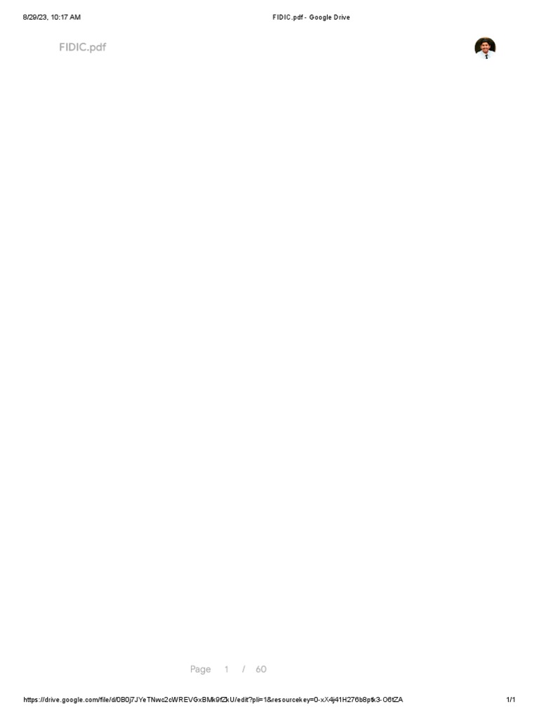 FIDIC - PDF - Google Drive | PDF