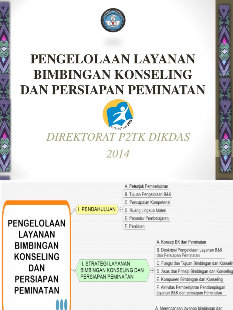 4a Pengelolaan Layanan BK Dan Persiapan Peminatan | PDF