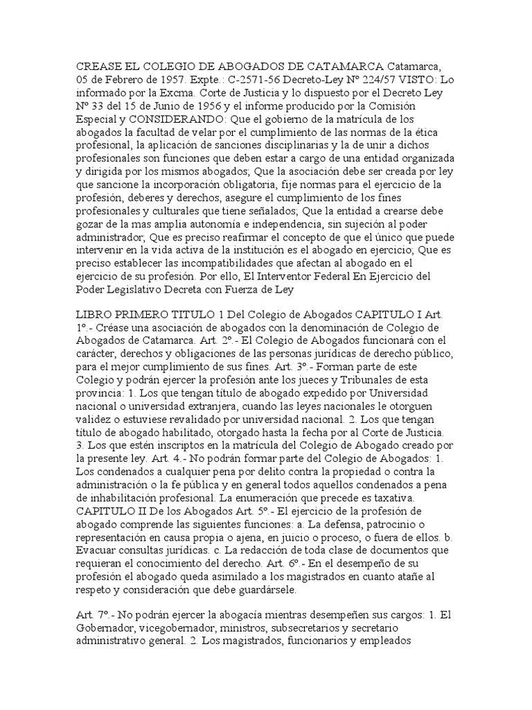 Colegio De Abogados Pdf Estatuto De Limitaciones Votación