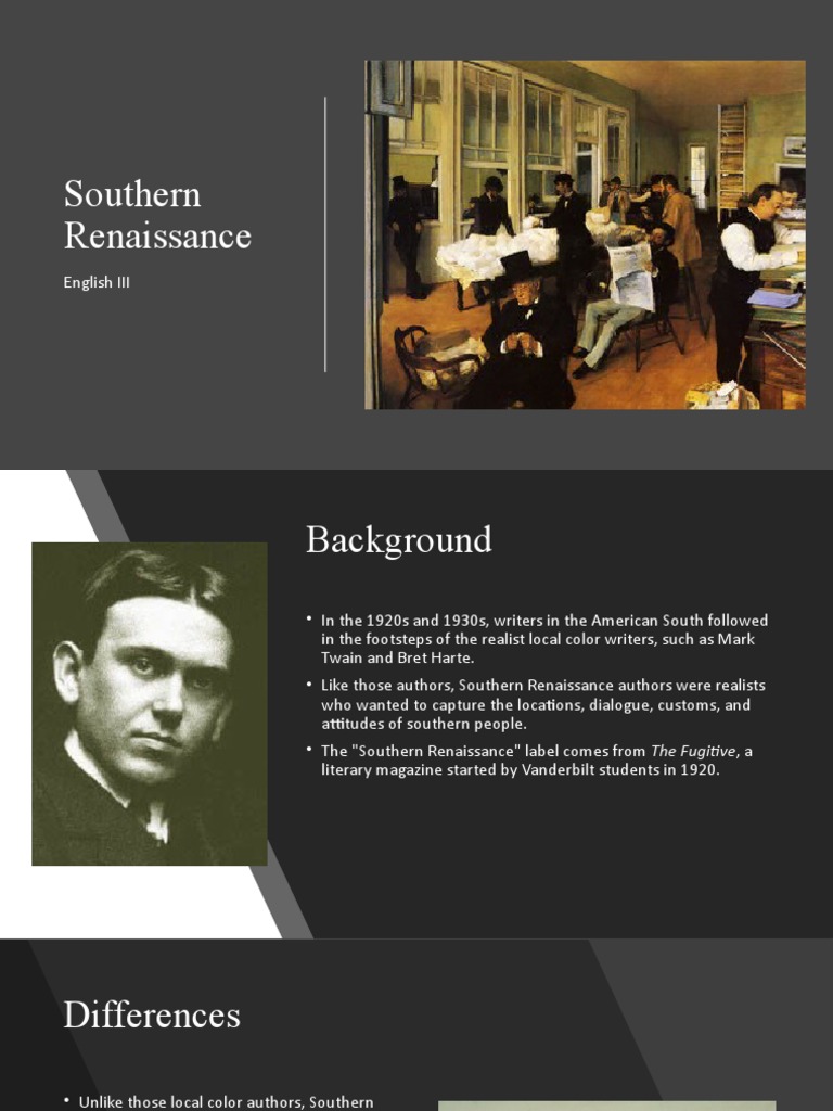 Southern Renaissance | PDF