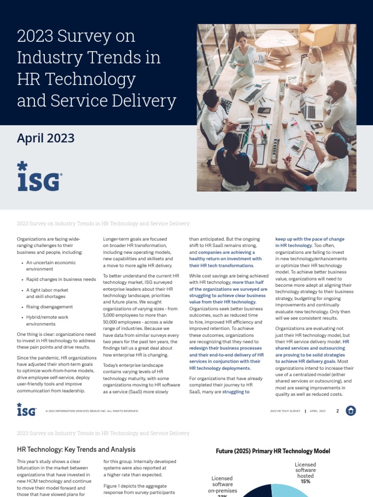 2023 HR Tech Survey | PDF | Software As A Service | Analytics