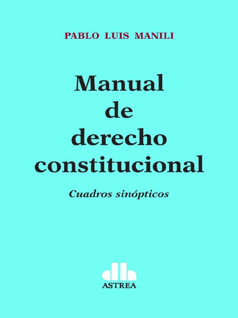 Manual Constitucional Manilli | PDF | Constitución | Justicia