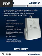 PACOM 8000 Series Expansion Modules Spanish Datasheet | PDF | 3 G | Módem