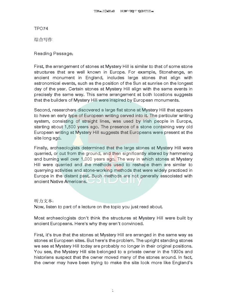 74 Writing | PDF | Archaeology | Stonehenge