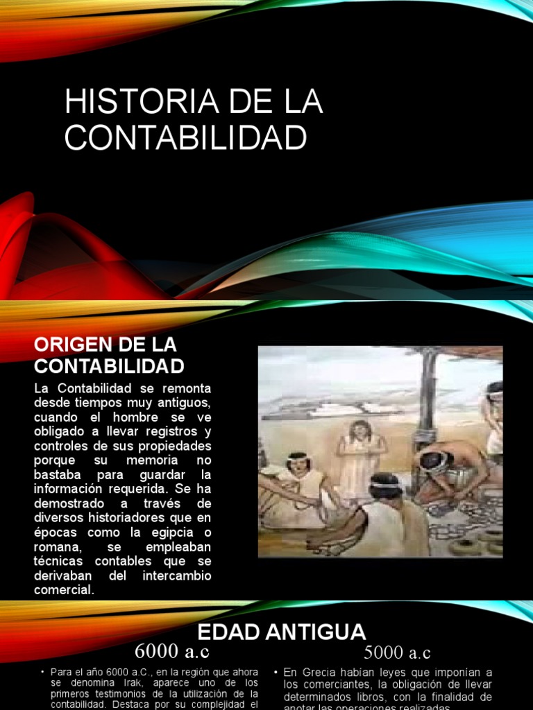 Historia de La Contabilidad | PDF | Contabilidad | Alfabeto Historia de La Contabilidad | PDF | Contabilidad | Alfabeto