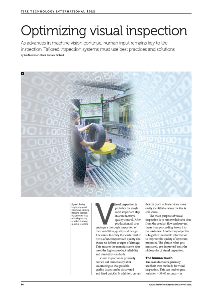 Optimizing Visual Inspection | PDF