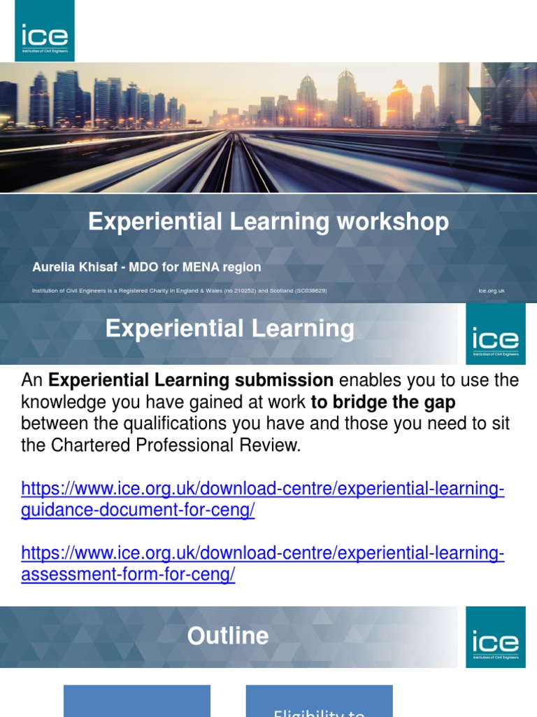 ICE Experiential Learning Workshop AK-2022 | PDF | Professional Development | Engineering