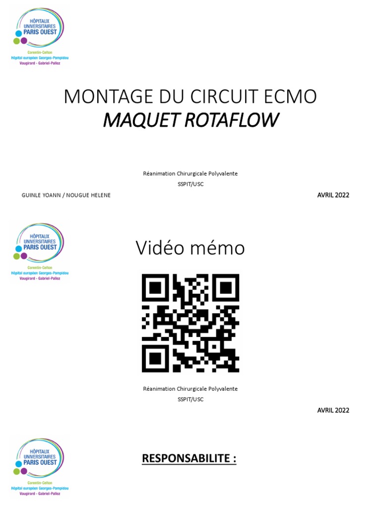 HEGP - Montage ECMO Rotaflow | PDF