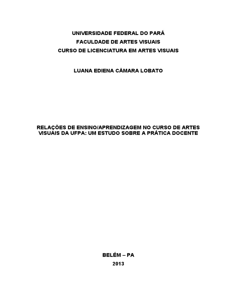 Capas TCC | PDF | Aprendizado | Ciência cognitiva