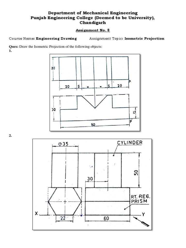 Isometric Projection | PDF