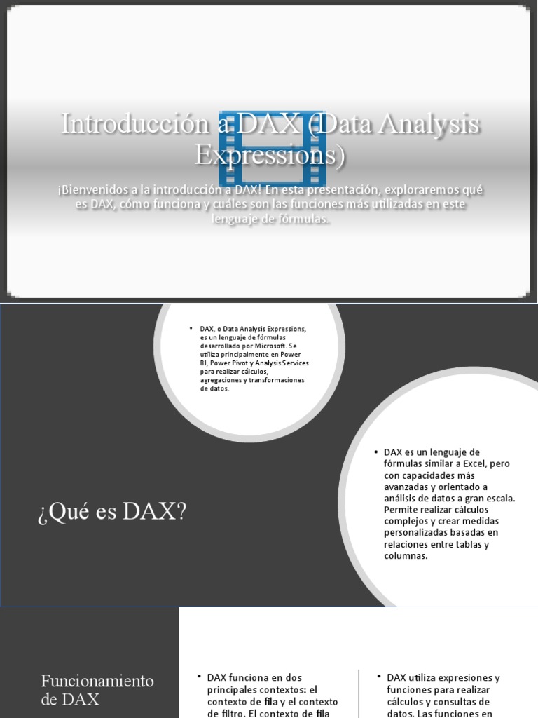 Introducción A DAX (Data Analysis Expressions) | PDF