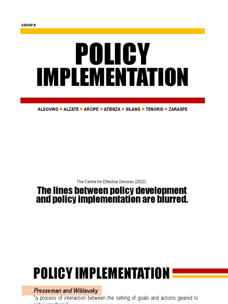Group-A PPT Policy Implementation (Final) | PDF | Policy | Top Down And ...