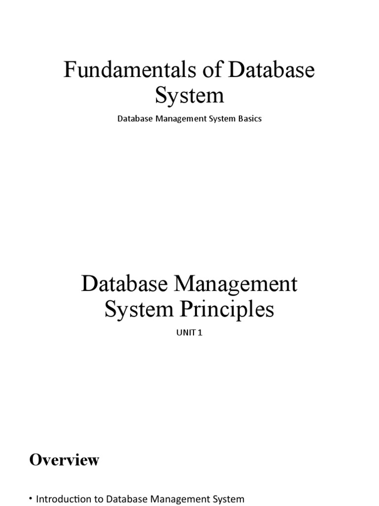 Introduction To DBMS | PDF | Databases | Relational Database Introduction To DBMS | PDF | Databases | Relational Database