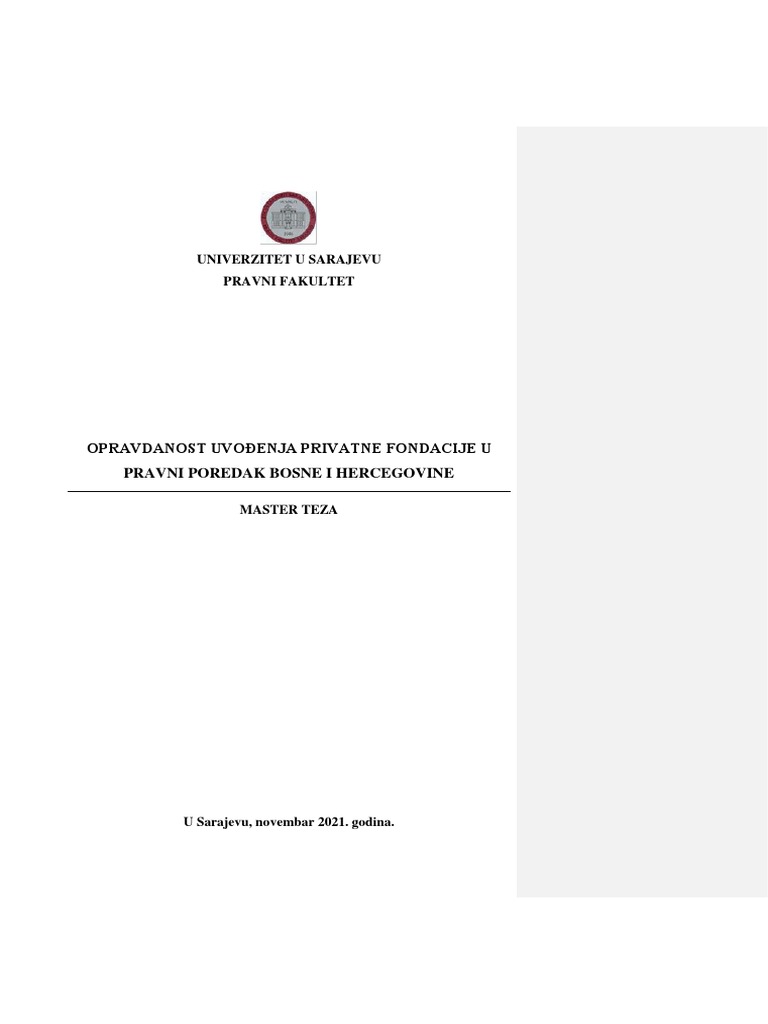 Zavrsni Rad Master Teza | PDF