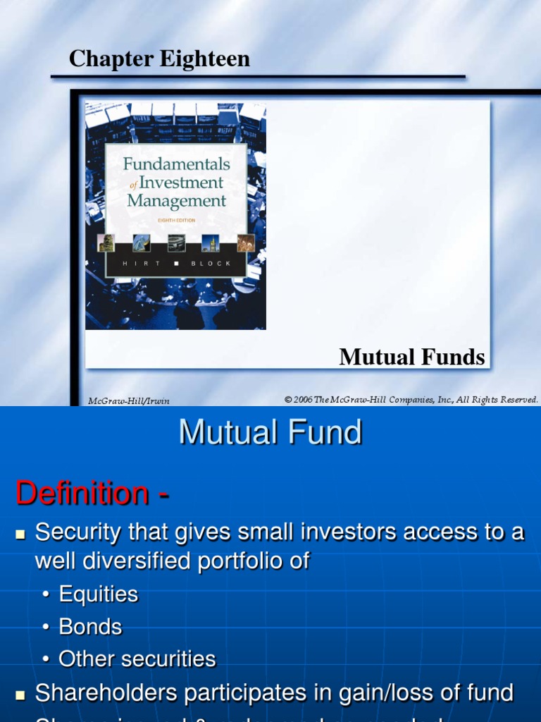 Chapter Eighteen: Mcgraw-Hill/Irwin © 2006 The Mcgraw-Hill Companies ...