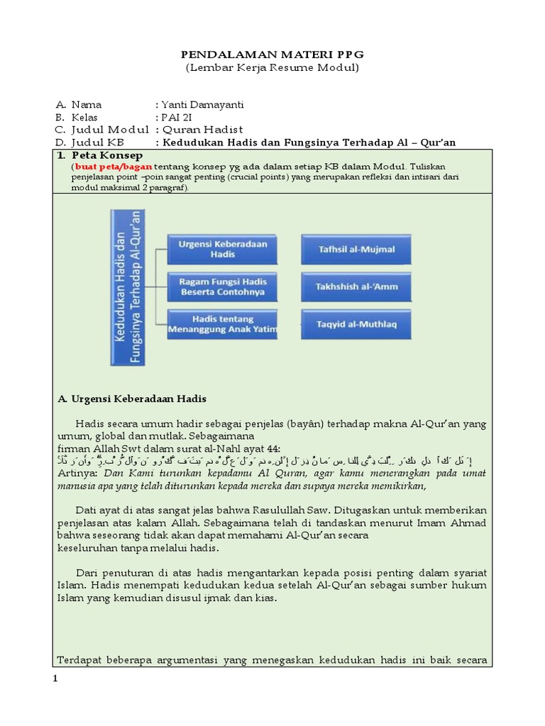 LK RESUME KB 4 Yanti Damayanti PAI 2I | PDF | Kajian Bahasa Asing