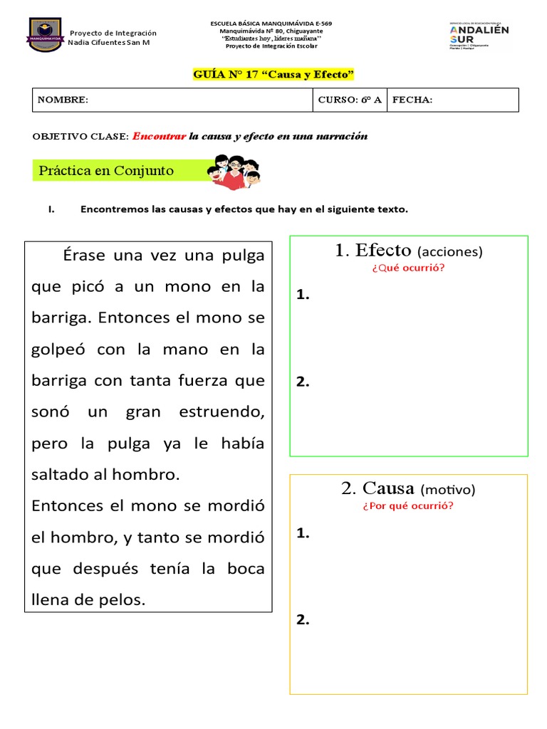 Guía Causa y Efecto | PDF