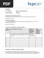 CPD Activity Log Blank Template Final | PDF | Professional Development ...
