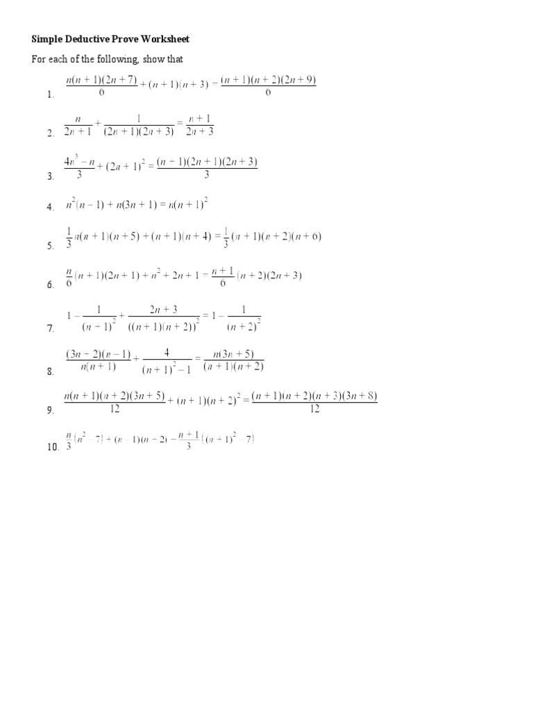 Ws 24 Simple Deductive Proof Pdf 4580