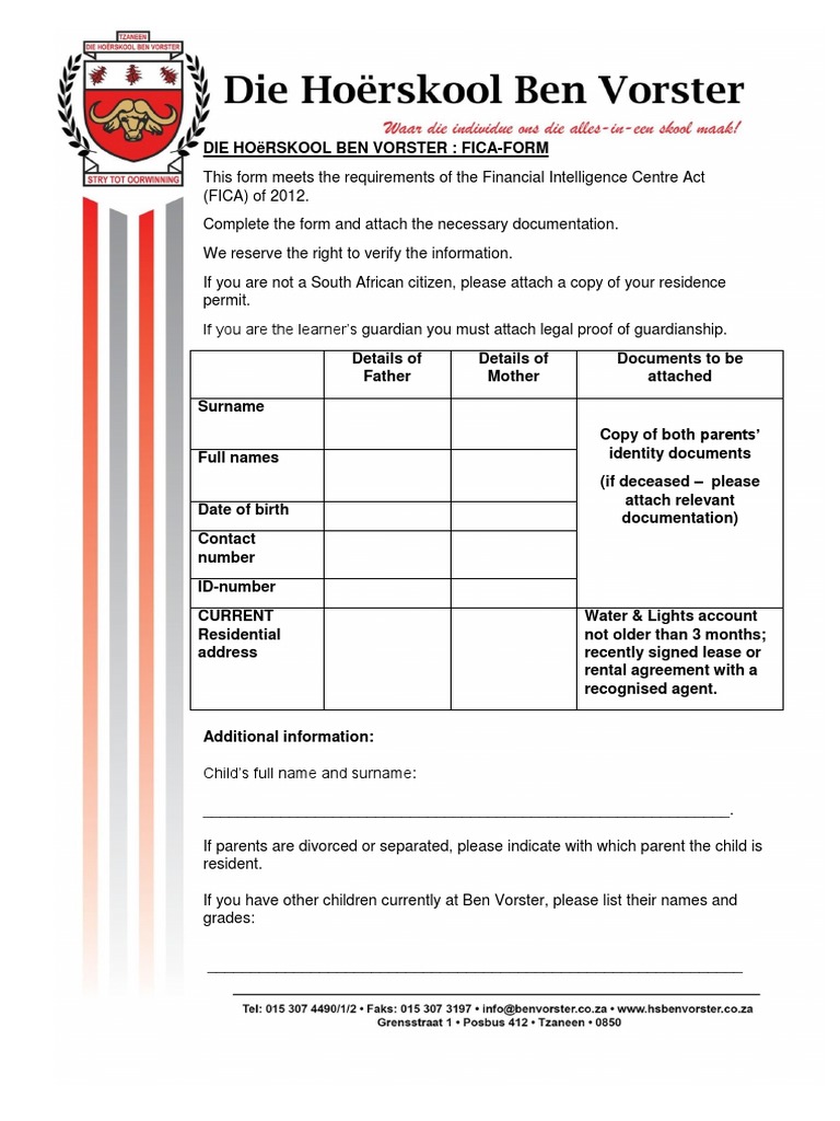 Fica Form 2021 | Download Free PDF | Parent | Family