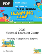 NLC Sample Class Program and Schedule | PDF