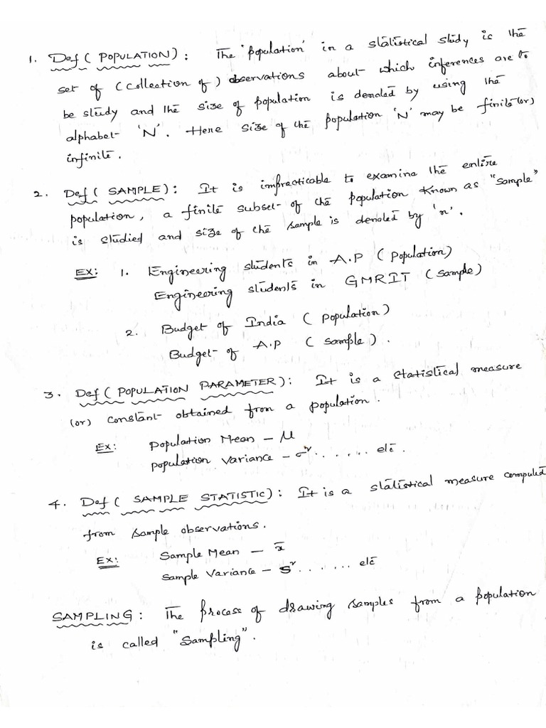Unit-3 P&S Notes | PDF