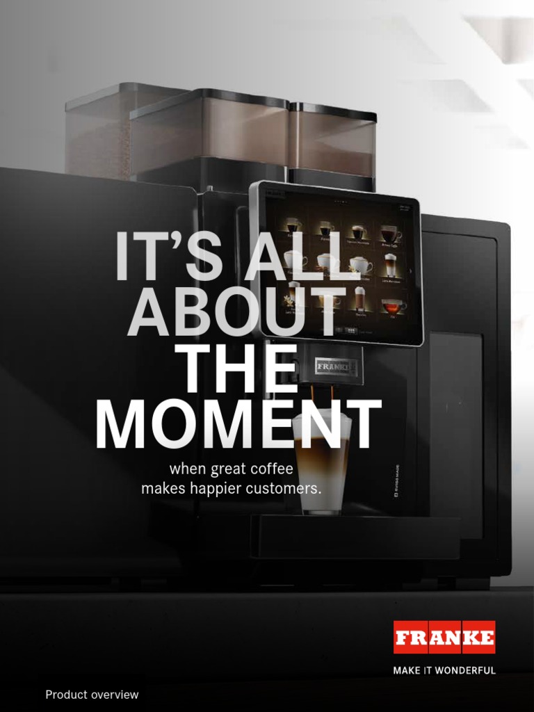 Franke_Product_Overview_Brochure_EN_web | PDF | Coffee | Drink