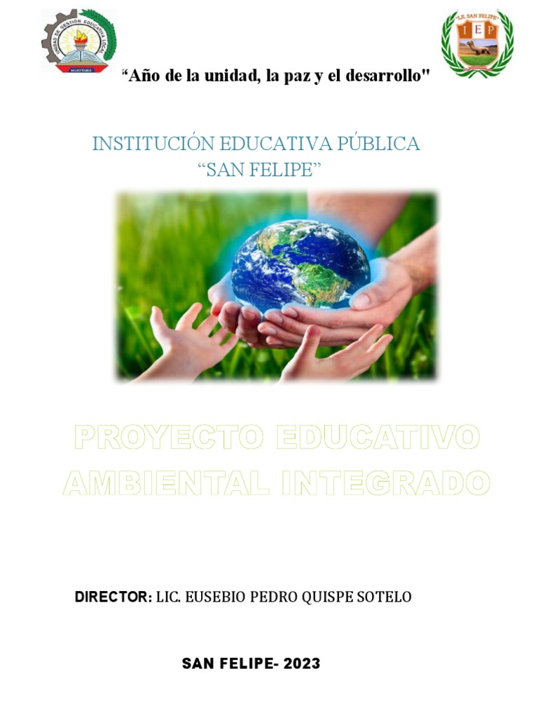 Proyecto Educativo Ambiental 2023 | PDF | Desarrollo sostenible ...