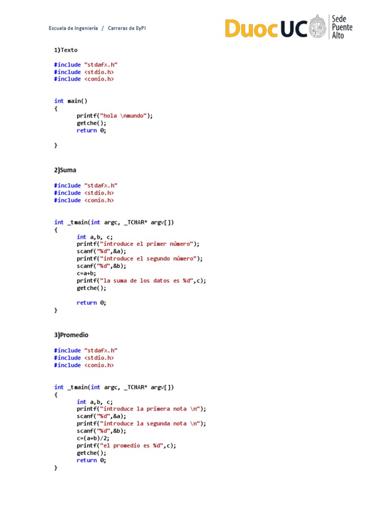 Codigos C++ | PDF | Bibliotecas de computadoras | Ingeniería Informática