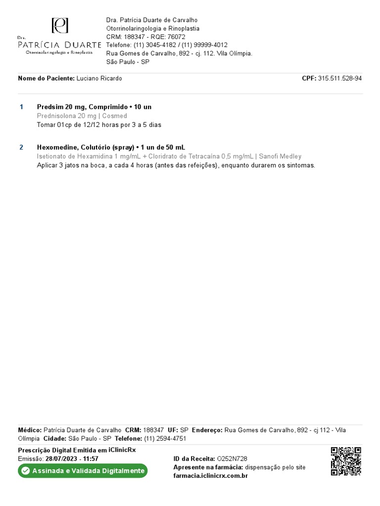 Receituários - 3 Itens | PDF