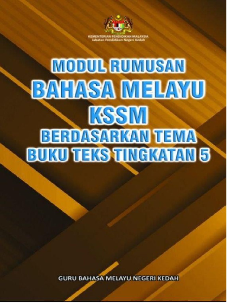 MODUL RUMUSAN BAHASA MELAYU TINGKATAN 5 | PDF