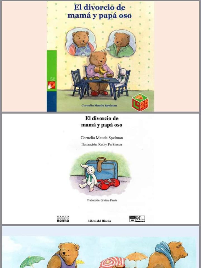 Cuento Divorcio Mama y Papa Oso | PDF