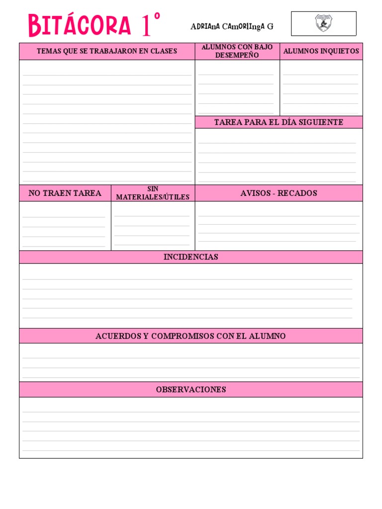 Bitacora Diaria | PDF
