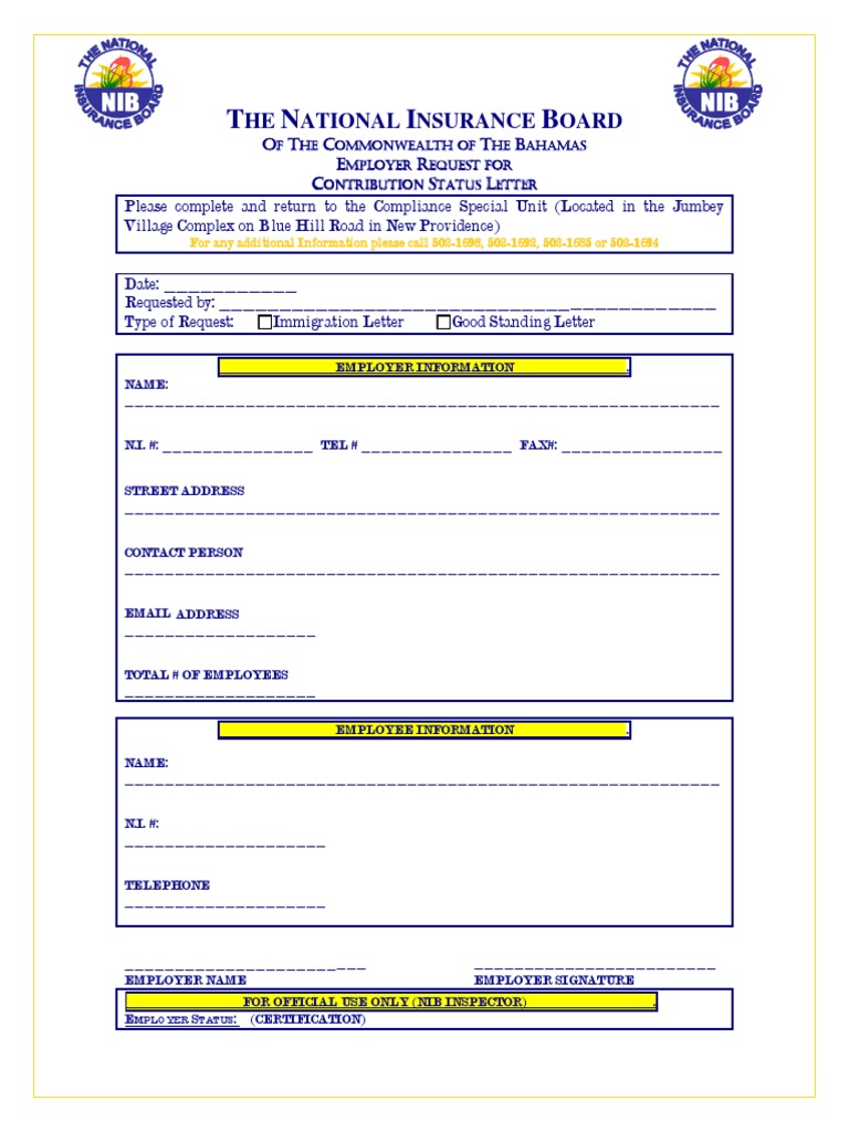 The National Insurance Board | PDF