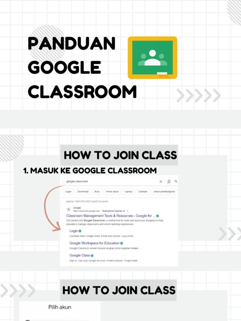 Panduan Google Classroom | PDF