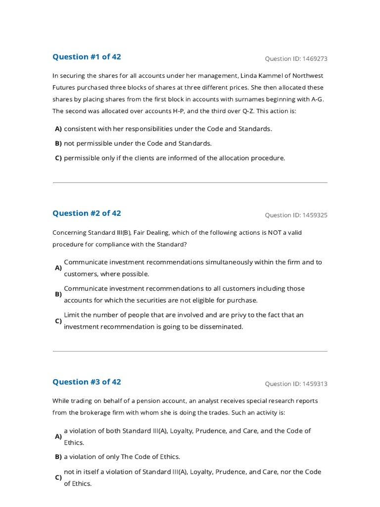 Reading 71.4 Guidance For Standards III (A) and III (B) | Download Free ...