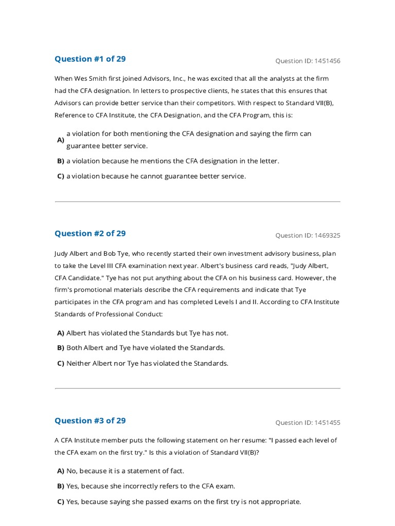 Reading 71.9 Guidance For Standard VII | PDF | Financial Services ...