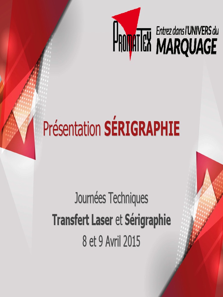 Presentation Serigraphie JPO | PDF