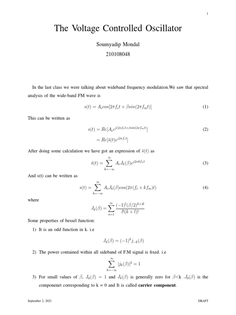 Simplest Working Example LaTeX Document-1 | PDF | Frequency Modulation ...