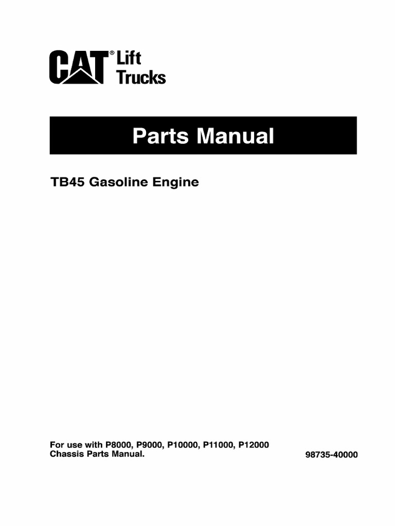 Manual de Partes Motor TB45 | PDF