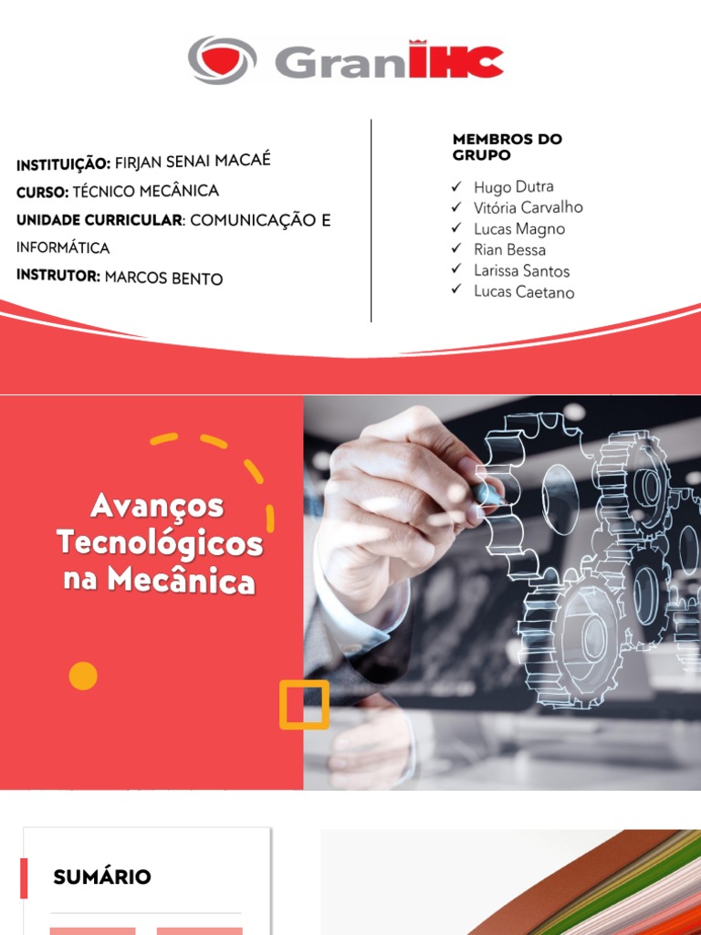 Avanços Tecnológicos na Mecânica Moderna | PDF | Inteligência ...