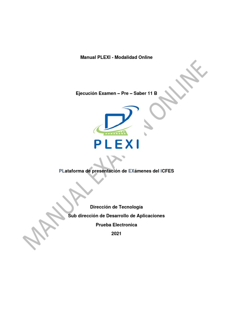Manual PLEXI Online - Pre Saber 11B | PDF | Crecimiento personal y profesional