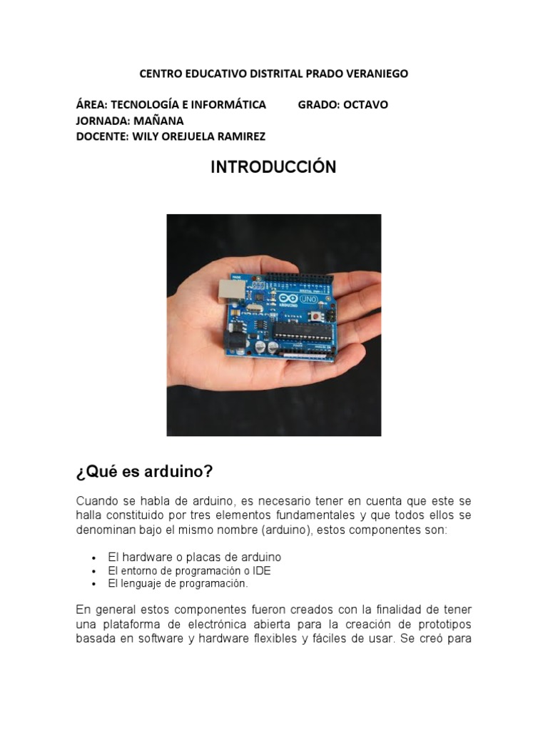 Estructura | PDF | Arduino | Hardware de la computadora