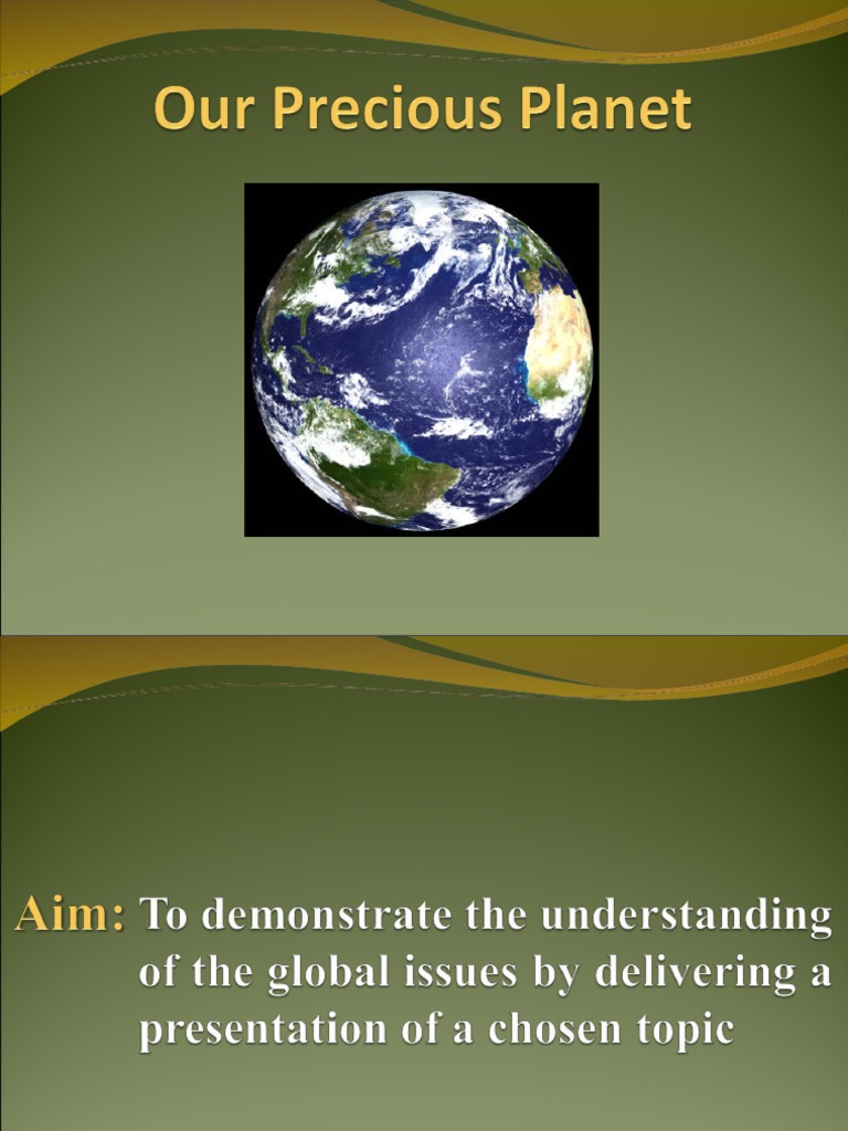 Our Precious Planet | PDF