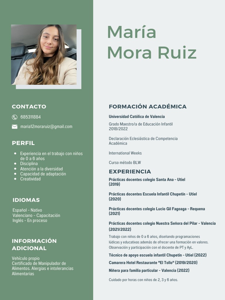 CV María | PDF