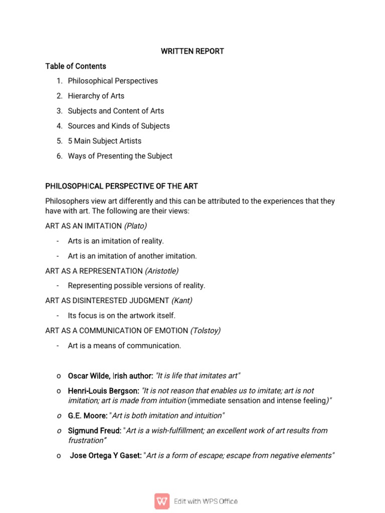 Written Report Group 1 | PDF